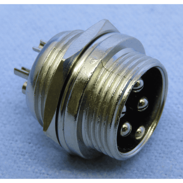 4-pin Male Chassis Mount Connector – Tri-Tek Electronics