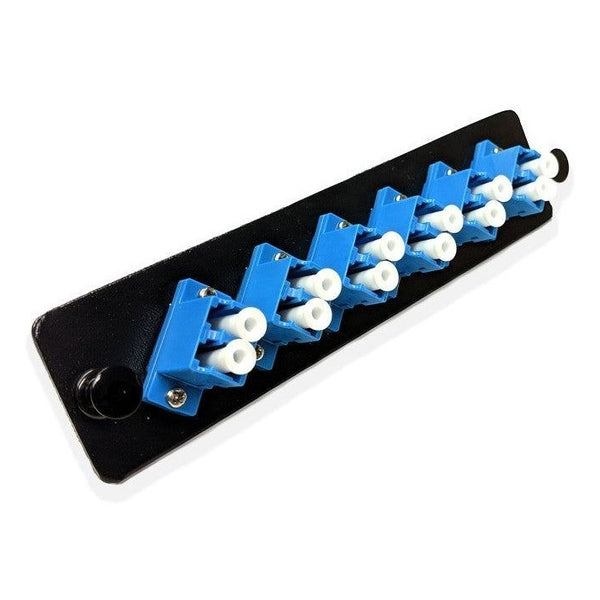 6-Port Duplex LC SingleMode Fiber Optic Adapter Panel – Tri-Tek Electronics